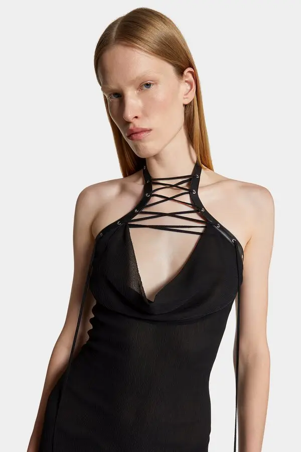 Dsquared2 Lace Up Dress