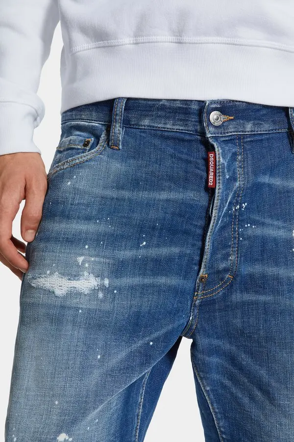 Dsquared2 Light Heritage Wash Marine Shorts