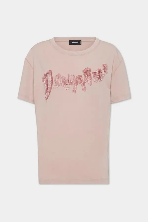 Dsquared2 White Fade Breezy Fit T-shirt
