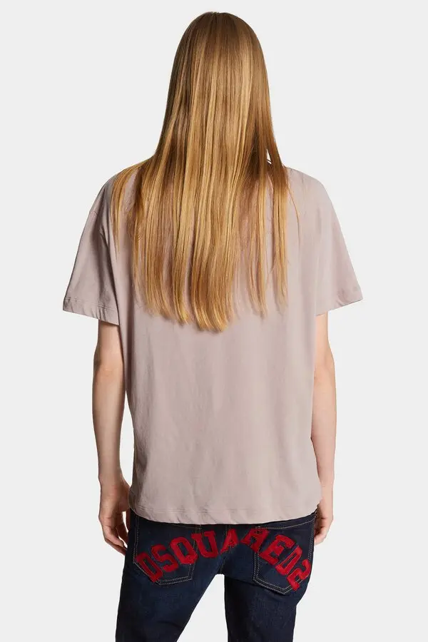 Dsquared2 White Fade Breezy Fit T-shirt