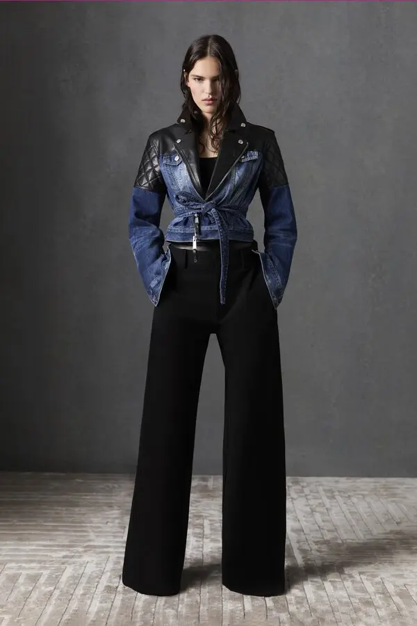 Dsquared2 Butch Denim Hybrid Jean Jacket