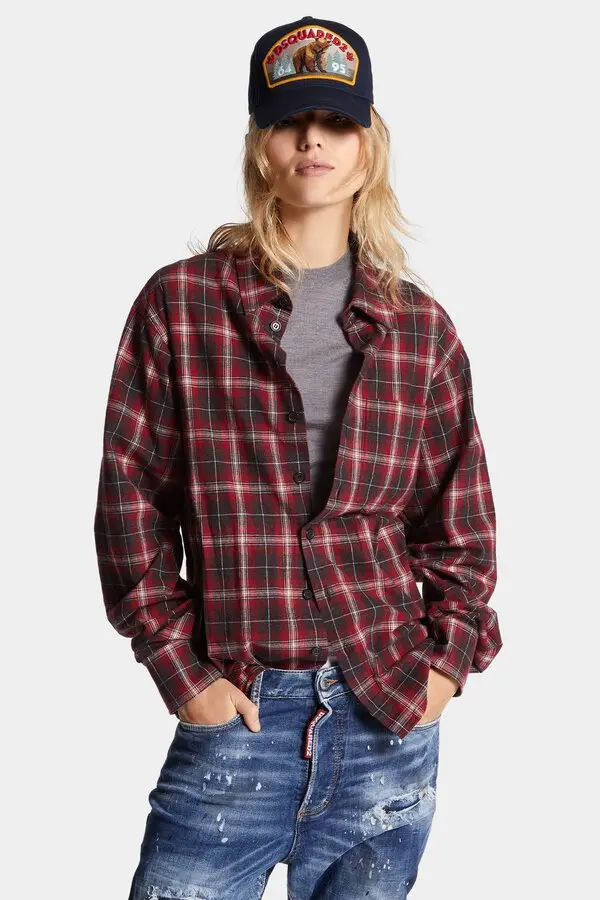 Dsquared2 Boxy Checked Shirt
