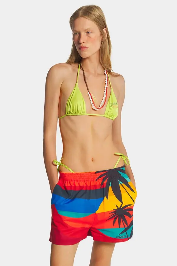 Dsquared2 Summer Lovers Sunset Baggy Shorts