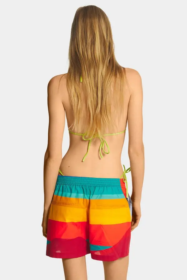 Dsquared2 Summer Lovers Sunset Baggy Shorts
