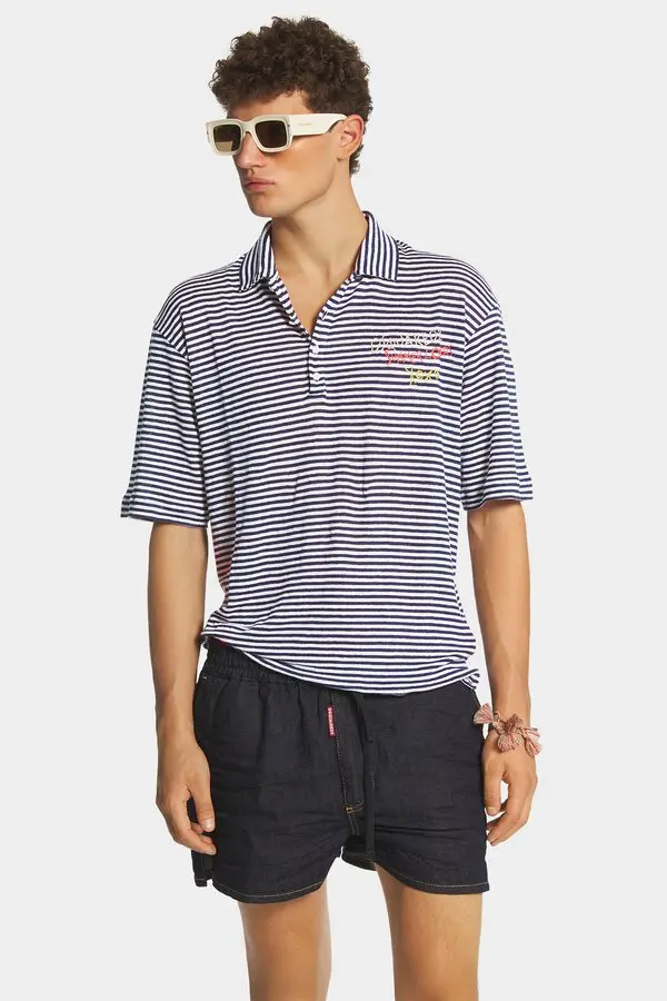 Dsquared2 Summer Lovers Loose Fit Polo
