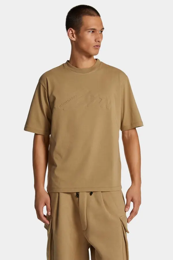 Dsquared2 Icon New Generation Loose Fit Embossed T-shirt - White