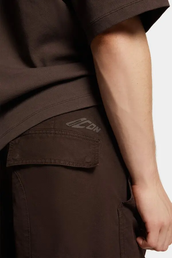 Dsquared2 Icon New Generation Canvas Utility Big Cargo Pant