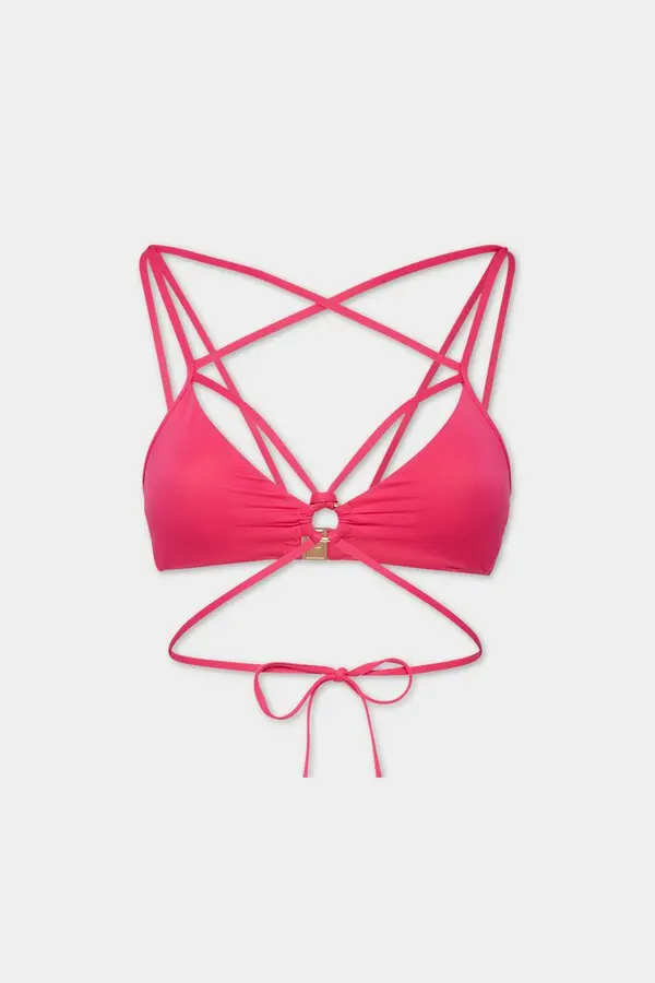 Dsquared2 Bondage Triangle Top - Purple
