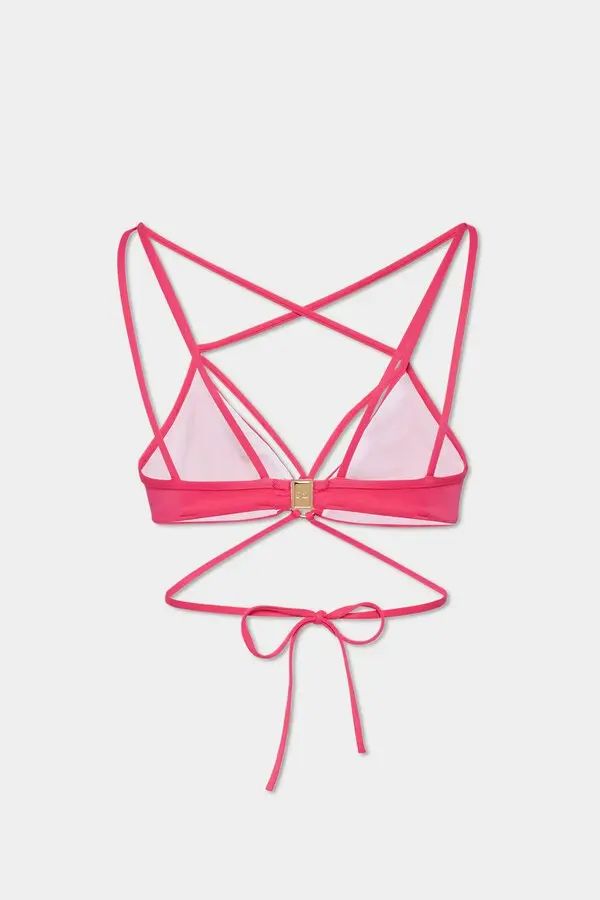 Dsquared2 Bondage Triangle Top - Purple