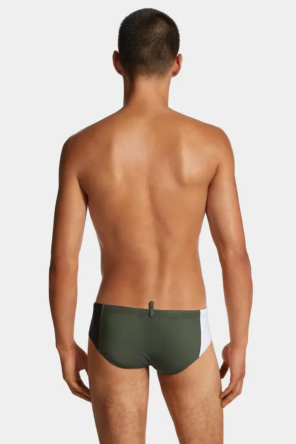Dsquared2 Logo Colour-block Swim Brief