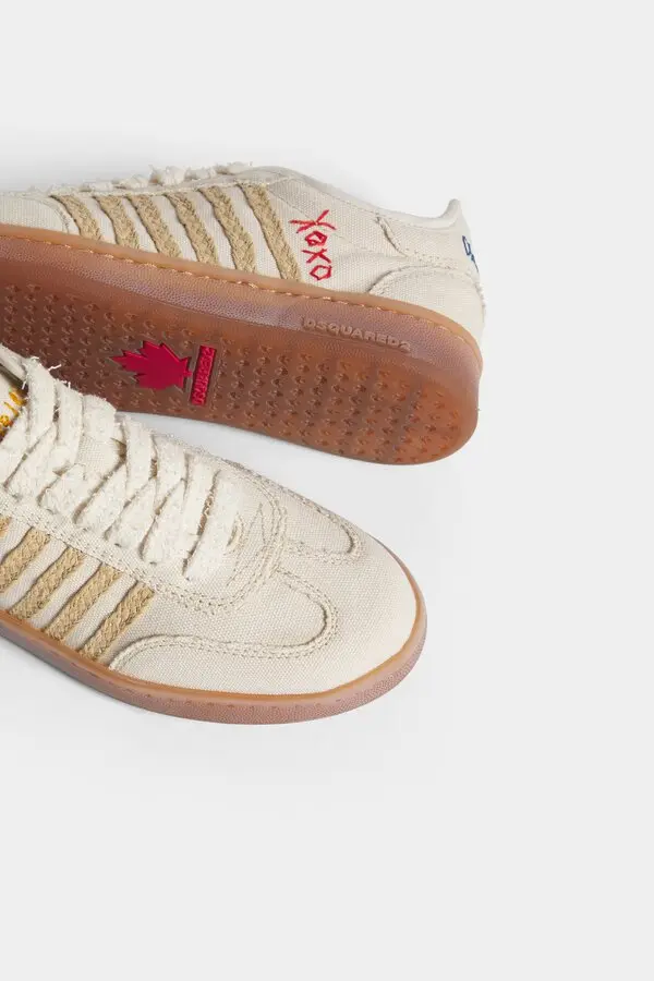 Dsquared2 Summer Lover Raffia Boxer Sneakers