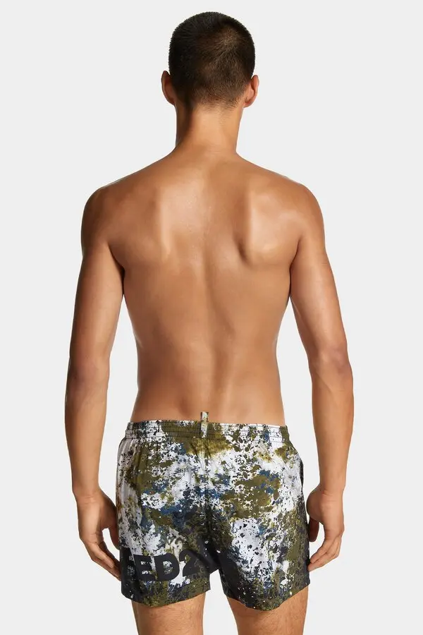 Dsquared2 Canadian Camouflage Midi Swim Boxer