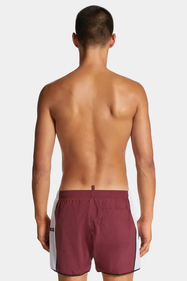 Dsquared2 Boxeur Maple Leaf Midi Swim Boxer