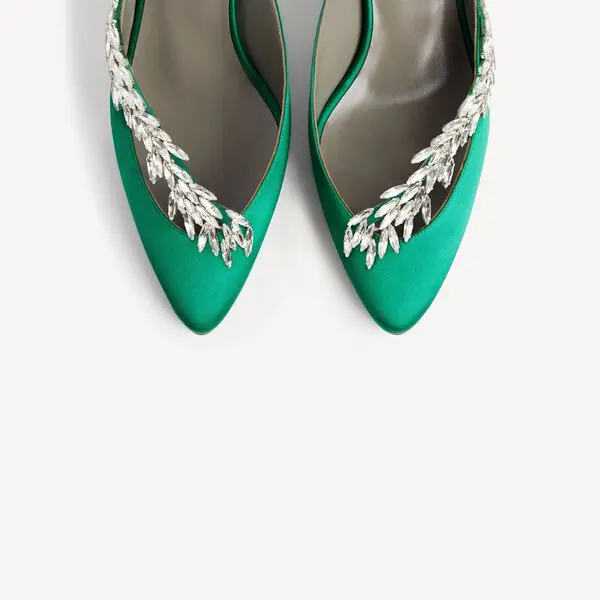 Balenciaga X Manolo Blahnik Almond-toe Mules
