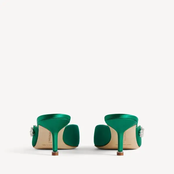 Balenciaga X Manolo Blahnik Almond-toe Mules