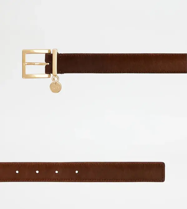 TOD'S Belt In Pony Effect Leather