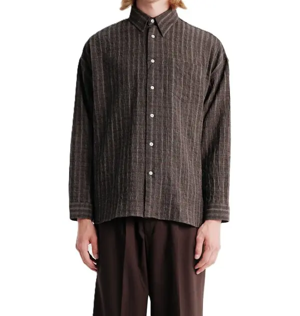SUNFLOWER Stable Textured Checked Shirt