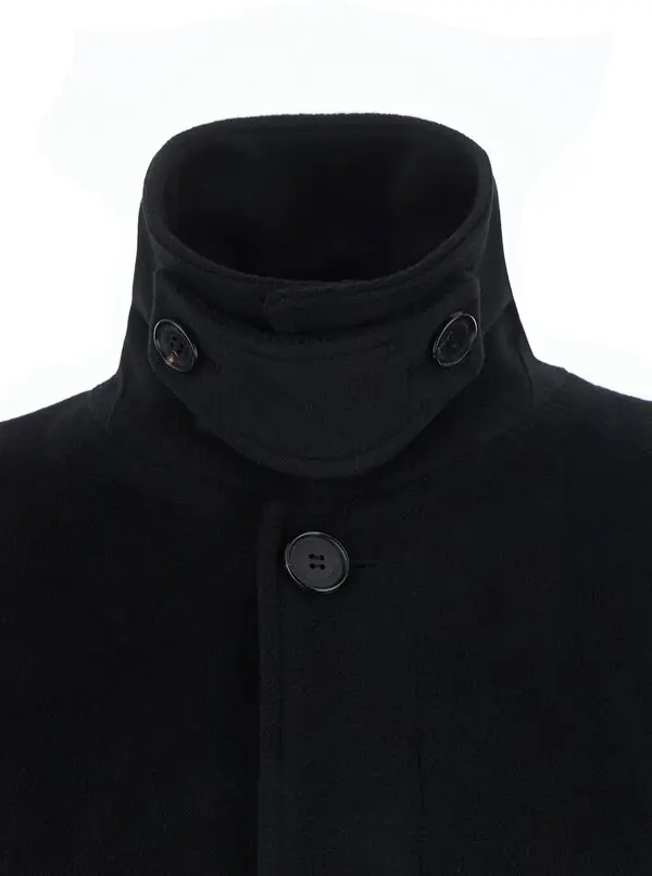 DUNST Belted Cashmere Mac Coat