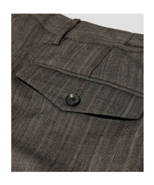 Dries Van Noten Dress Trousers With Cuffed Hems
