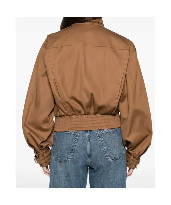 Zimmermann Valiant Drill Snap-collar Cropped Jacket