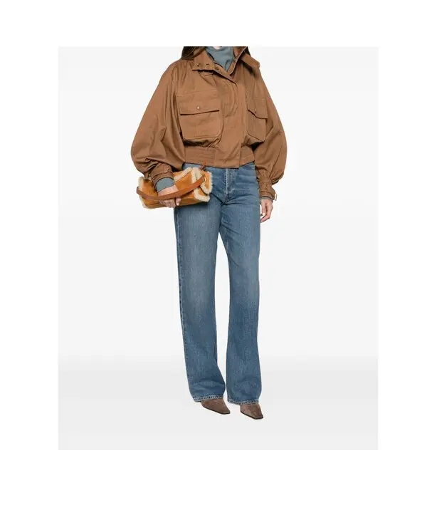 Zimmermann Valiant Drill Snap-collar Cropped Jacket