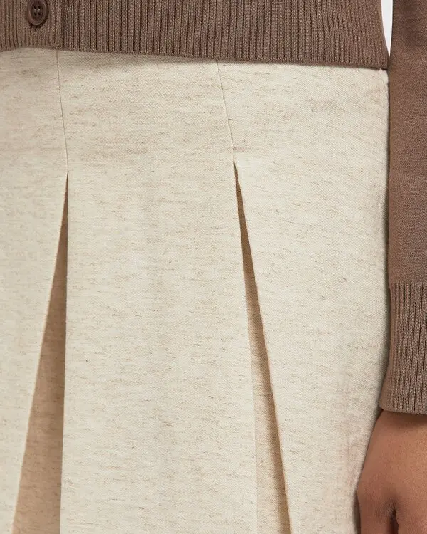 WRSTBHVR Pleated Logo-plaque Mini Skirt