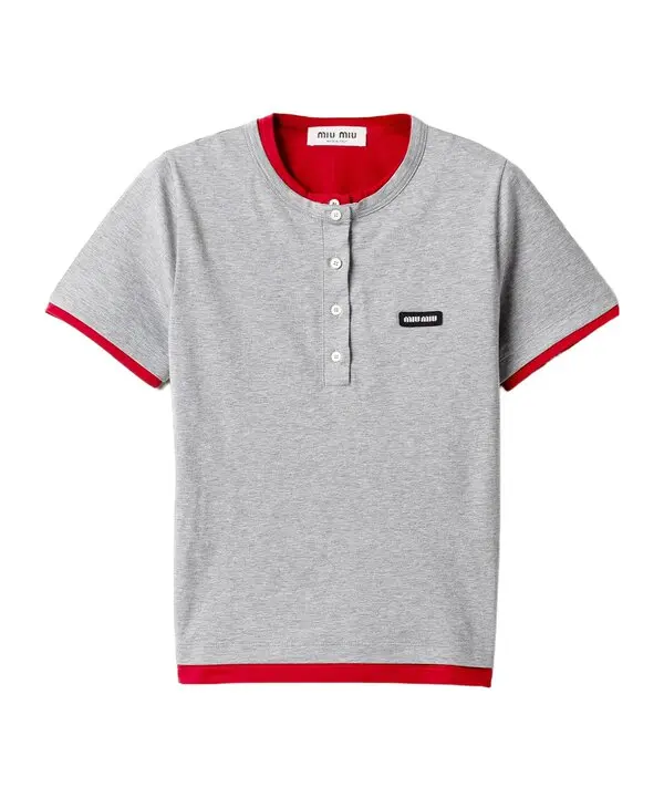 Miu Miu Jersey T-shirt