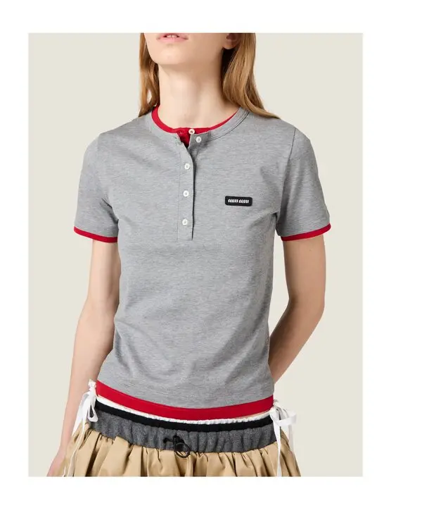 Miu Miu Jersey T-shirt