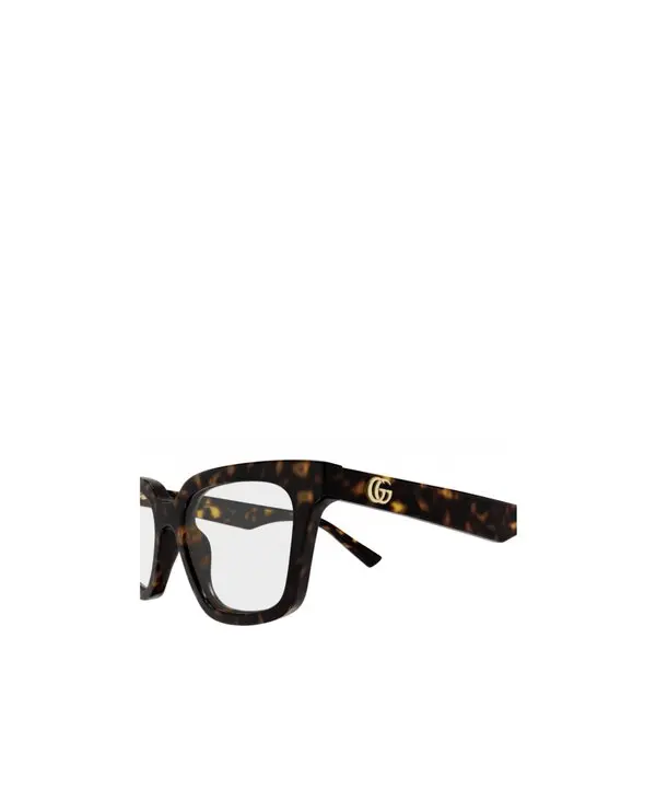 Gucci Geometric-frame Clear-lens Glasses