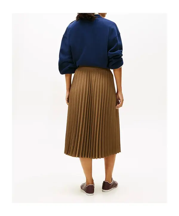 Tommy Hilfiger Pleated Midi Skirt
