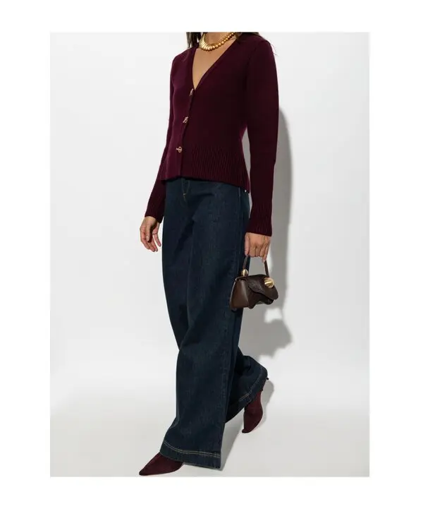 Cult Gaia Wide-leg Denim Trousers