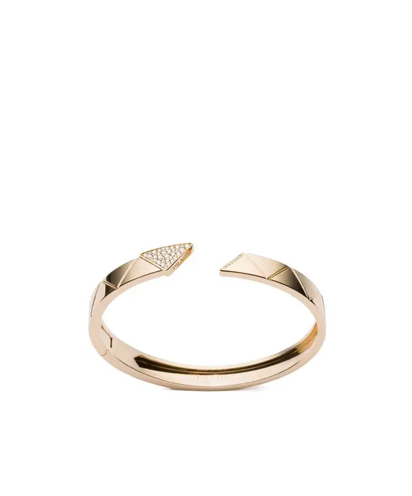 Prada Eternal Gold Bangle Bracelet In Gold With Diamonds
