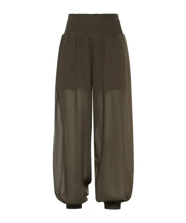 Pinko Semi-sheer Balloon-fit Trousers
