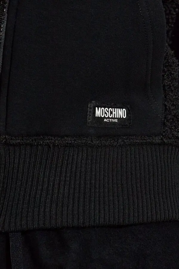 Moschino Patch Zip-up Hoodie