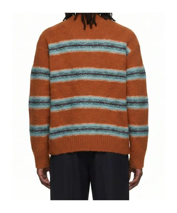 Dries Van Noten Striped Crewneck Jumper