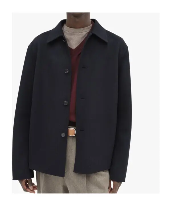 Auralee Single-breasted Long-sleeve Casual Jacket