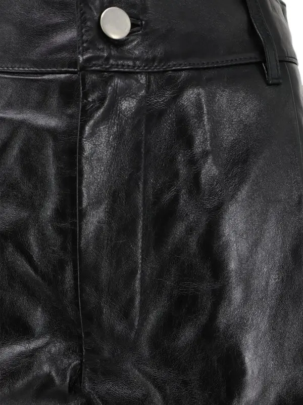 Soeur Julien Pleated Leather Trousers
