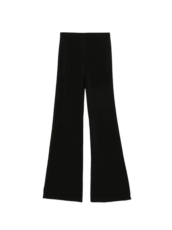 Soeur High-waisted Knit Flare Pants