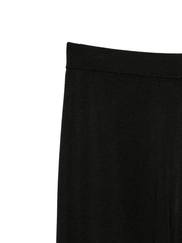 Soeur High-waisted Knit Flare Pants
