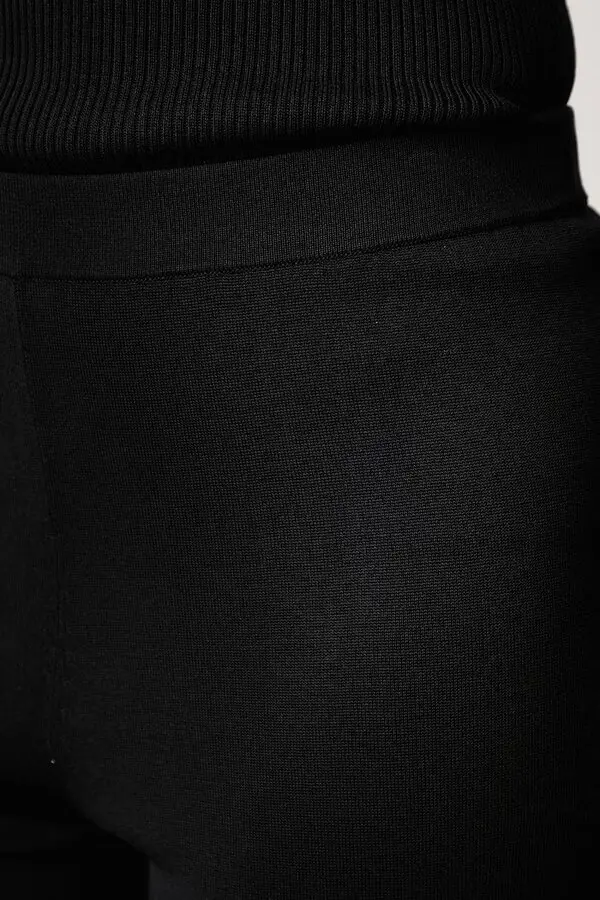 Soeur High-waisted Knit Flare Pants