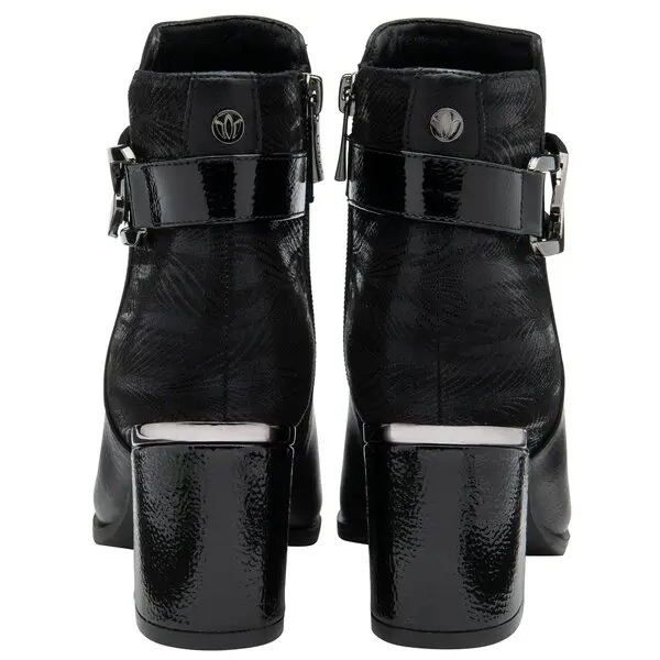 Barbour Metal Buckle Block-heel Ankle Boot