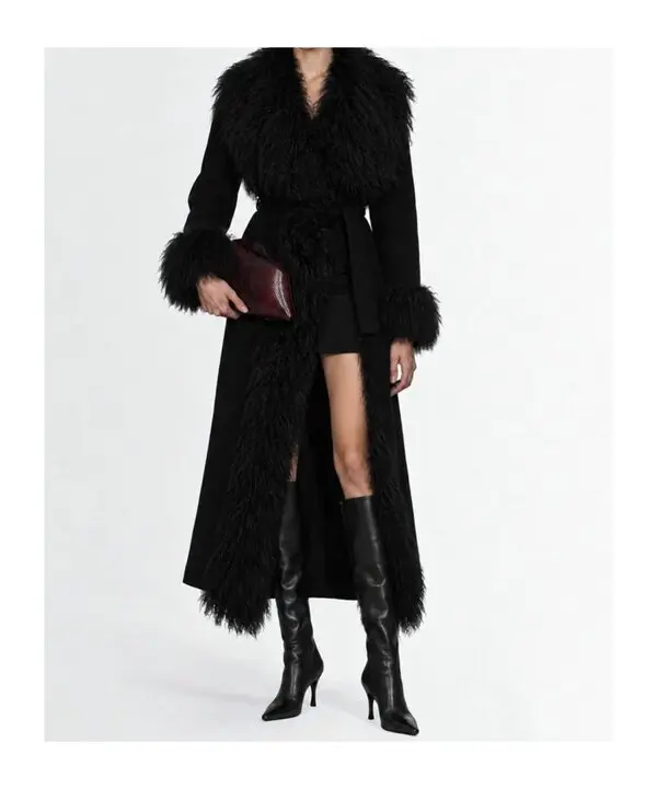 Giuseppe Di Morabito Fur-collared Coat