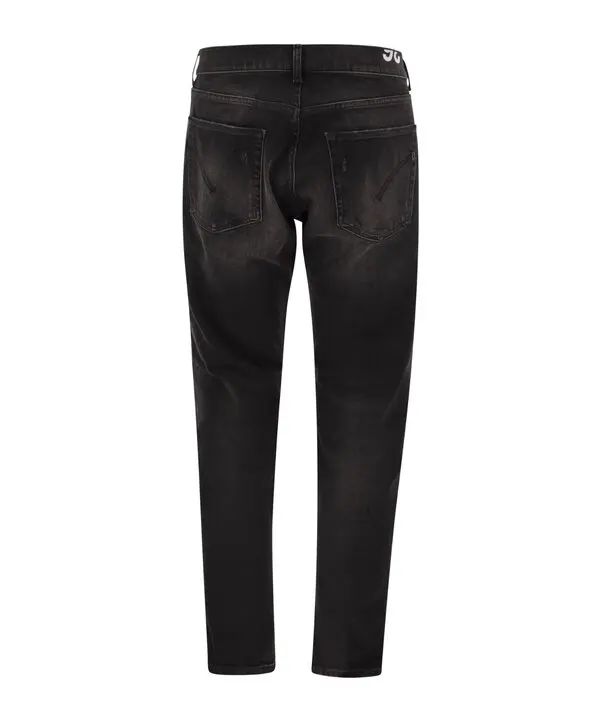 DONDUP Dian Slim Carrot Jeans - Black