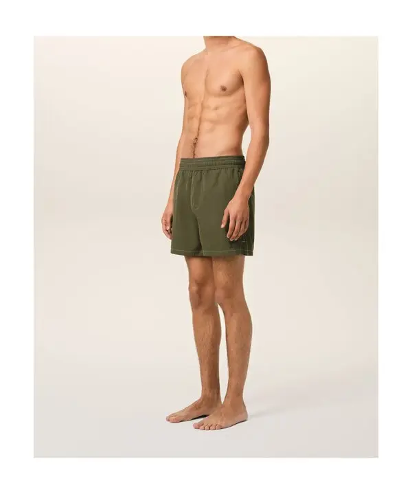 AMI Paris Logo Embroidered Beach Shorts