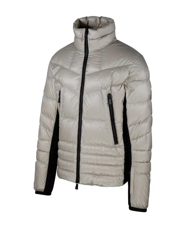 Moncler Canmore Logo Patch Down Jacket