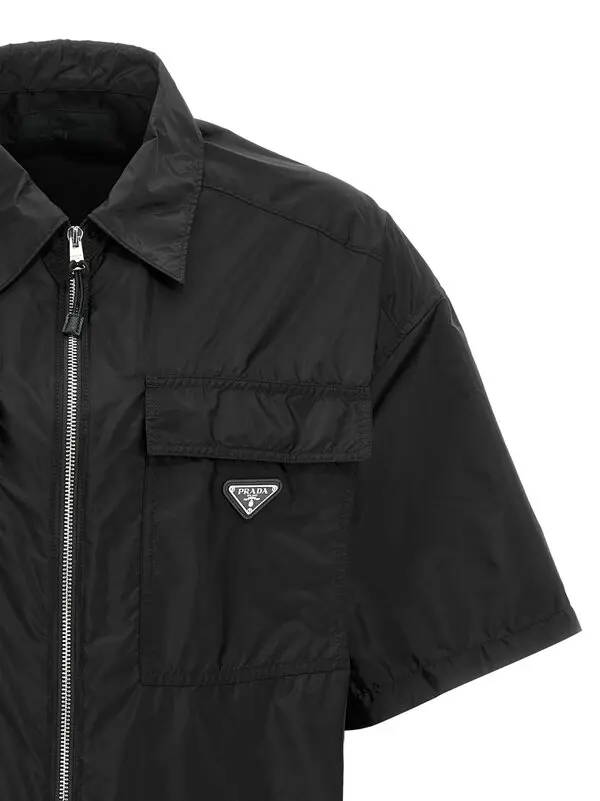 Prada Re-nylon Short-sleeved Shirt
