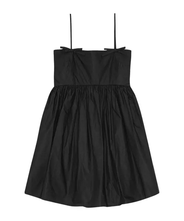 GANNI Poplin Strap Mini Dress