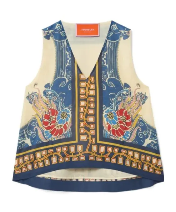 La DoubleJ Scala V-neck Top