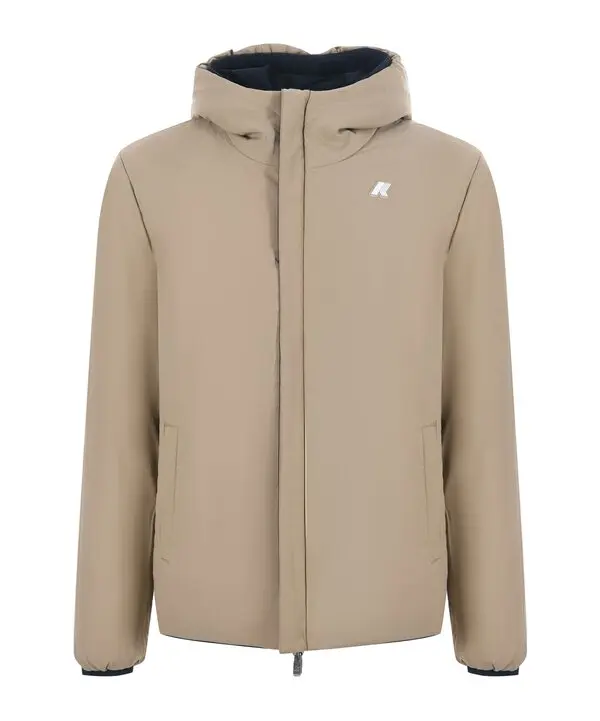 K-WAY Jack Reversible Hooded Down Jacket