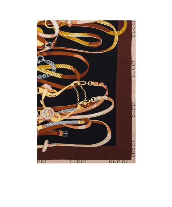 Gucci Belt-print Scarf